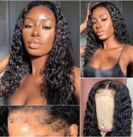China 10A Grade Invisible HD Lace Closure 5x5 Deep Wave Lace Frontal Wig for sale