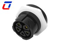 China 600V IP67 Waterproof Power Cable Connector M25 5 Pin Circular Connector for sale