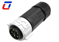 China 600V IP67 Waterproof Power Cable Connector M25 5 Pin Circular Connector for sale