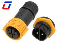 China High Voltage 600V IP67 Waterproof Power Connector 2 Pin For Electrical Equipment for sale
