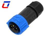 China 30A 3 Pin Waterproof Cable Connector IP67 16 Pin Self Locking Multi Core Structure for sale