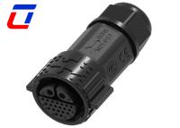 China 30A DC Waterproof Data Cable Connector IP67 20 Pin Self Locking Multi Core Structure for sale