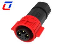 China 300V Wire To Board IP67 Waterproof Connector 3 Pin Male Power 4 Pin Female Signal for sale