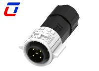 China 10A 5 Pin Waterproof Plug Socket M19 Waterproof 12 Volt Cable Connectors for sale