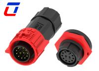 China 12 Pin M19 Male Female Waterproof Connectors Wire To Board Connector For Robots for sale