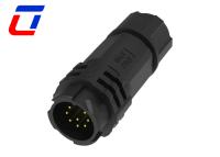 China OEM ODM Waterproof 8 Pin Data Connector M19 Push Lock IP67 Wire Connector for sale