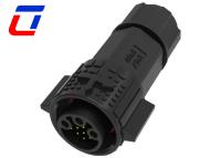 China 3 9 Pin IP67 Multi Pin Connector Types Waterproof Data And Power Connection for sale
