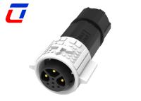 China 3 Power 5 Pin Waterproof Data Connector 15A M19 Circular Wire Connector for sale
