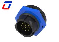 China 9 Pin Data Connector  M19 IP67 Waterproof Connector For LED for sale