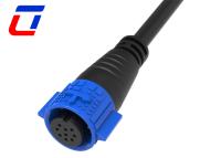 China 9 Pin Data Connector  M19 IP67 Waterproof Connector For LED for sale