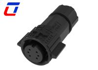 China Nylon 6 Pin IP67 Waterproof Connector 5A Wire Quick Disconnect Connectors for sale