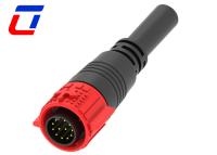 China Pre Cable IP67 Waterproof Connector 12 Pin Gold Plated Wire Connectors for sale