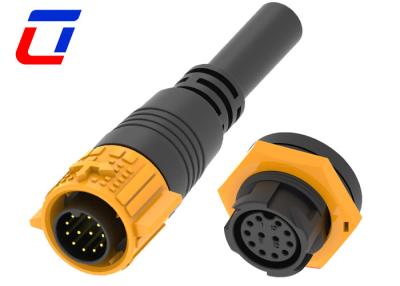 China Male Cable 12 Pin Waterproof Connector Wire To Board IP67 For Signal Transmission for sale