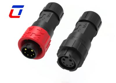 China M16 Multi Pin Male To Female Quck Lock Connectors Waterproof 2 Power 4 Signal IP67 for sale