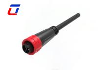 China Waterproof  M16 2 Pin Circular Quick Lock  Connector Male To Female 300V Rated for sale