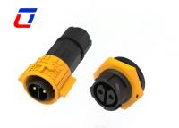 China M19 2Pin 20A Push Lock  Power Waterproof High Current Power Connector for sale