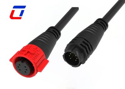 China 6 Pin IP67 Connector M19 Dustproof Waterproof Wire Splice Connector for sale