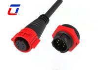 China 6 Pin IP67 Connector M19 Dustproof Waterproof Wire Splice Connector for sale