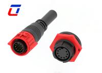 China 9 Pin Data Connector  M19 IP67 Waterproof Connector For LED for sale