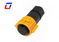 China 18 Pin Circular Connector M19 Wire To Wire Outdoor Quick Lock Electrical Connectors for sale