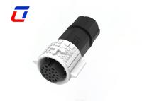 China waterproof multi 2 pin For Power connectors M19  300V push locking 20 pin data connector for sale