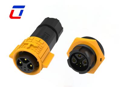 China Outdoor Waterproof Connector M19 3+4 Pin  IP67 Waterproof Connector Wire To Board for sale