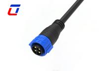 China Waterproof Electrical  500V M25 4 Pin Waterproof Push Lock Connectors for sale