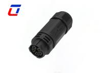 China 5 Pin Industrial Waterproof Power Connector M25 Cable  Male To Female for sale