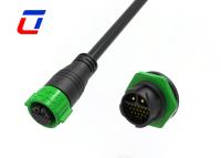 China Signal And Power Multi Connectors M25 2+20 Pin Waterproof 300 Volt Wire To Board for sale