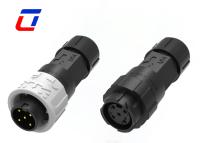 China Circular Plastic Waterproof M16 IP67 5 Pin Easy Installation Connector Male And Female for sale