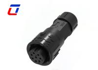 China M16 8 Pin Waterproof Connector 5A IP67 Quick Release  Male Female Connector For Signal for sale