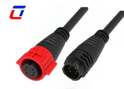 China M19 6 pin IP67 male female connector dustproof water tight  connector For Signal for sale