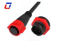 China M19 6 pin IP67 male female connector dustproof water tight  connector For Signal for sale