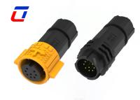 China 8 Pin M19 Data Connector 300V IP67 Outdoor Quick Release Wire Connector for sale