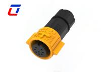 China 8 Pin M19 Data Connector 300V IP67 Outdoor Quick Release Wire Connector for sale