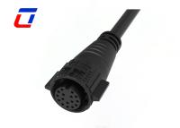 China M19 16 Pin Outdoor Waterproof Cable Connector IP67 500V  Quick Lock Male Female Connector for sale