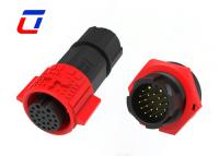 China Waterproof Cable Connector IP67 M19 2+20 Multi Pin Connectors For Outdoor Electronics for sale
