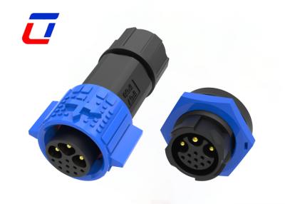 China Circular Waterproof Connector M19 3+9 Pin PA66 IP67 Wire To Board Connector for sale