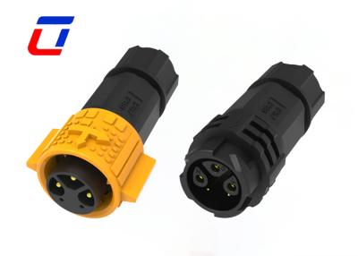 China Circular Multi Pin Connectors 3+2 Pin M19 15A Gold Plated Wire To Wire Connectors for sale