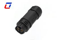 China M25 2 Pole Cable Connector 50A 500V Waterproof Power Connector Wire To Wire for sale