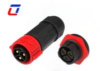 China 3 Pin Plug Socket Connector M25 50A Waterproof Power Connector For New Energy for sale