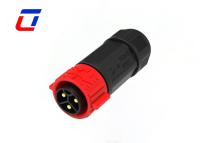 China 3 Pin Plug Socket Connector M25 50A Waterproof Power Connector For New Energy for sale