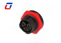 China 3 Pin Plug Socket Connector M25 50A Waterproof Power Connector For New Energy for sale