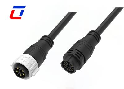 China M25 5 Pin Electrical Wire To Wire Connectors 300V Round Waterproof Connector for sale