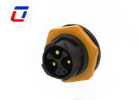 China 3+3 Pin M25 Plug And Socket Connector IP67 Quick Lock Signal Power Connectors for sale