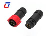 China M25 4 Pin Male Female Connector ROHS Push Locking Wire To Wire Power connector for sale