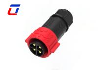 China M25 4 Pin Male Female Connector ROHS Push Locking Wire To Wire Power connector for sale