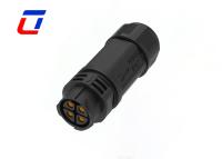 China M25 4 Pin Male Female Connector ROHS Push Locking Wire To Wire Power connector for sale