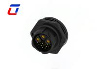 China Panel Mount Circular Connector M25 16 Pin ODM 3 Power 13 Signal  Waterproof Connector for sale