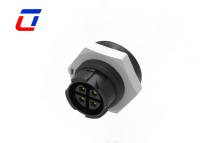 China Circular Panel Mount Connector 4Pin M16 IP67 10A Wire Connectors Waterproof for sale